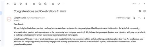 Preeti Agrawal On Linkedin Muledreamin Mulesoft Volunteering Excited