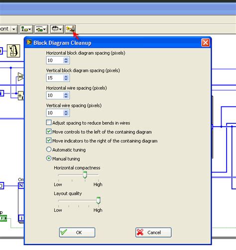 Block Diagram Cleanup Confirmation Dialog With Options Ni Community