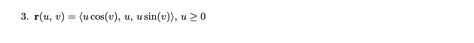 solved definition given a parameterization of a surface