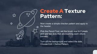 Create A Texture Pattern PPT