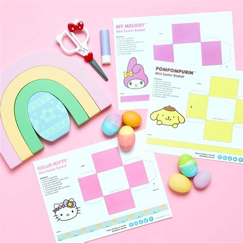 Hello Kitty And Friends Mini Easter Baskets