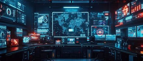 A Futuristic Workspace With Aipowered Tools And Interfaces Premium Ai Generated Image