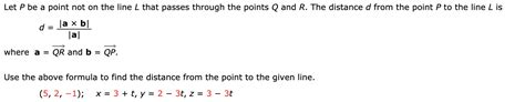 Solved Let P Be A Point Not On The Line L That Passes Chegg