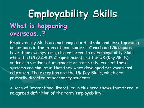PPT Employability Skills PowerPoint Presentation Free Download ID 4647919