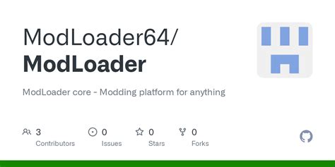GitHub ModLoader64 ModLoader ModLoader Core Modding Platform For Anything