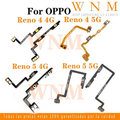 สําหรับ Oppo Reno 4 5 4g 5g Flex Cable Volume Power เปิด ปิดปุ่มสวิทช์
