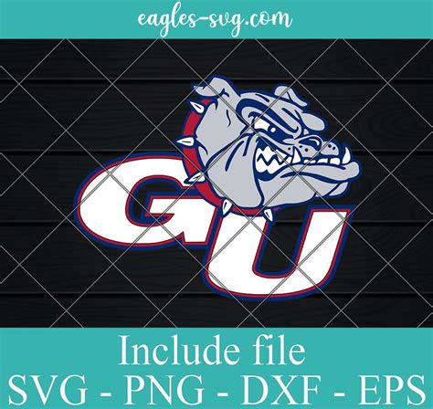 Gonzaga Bulldogs Logo Svg Gonzaga University Svg Png Free Download
