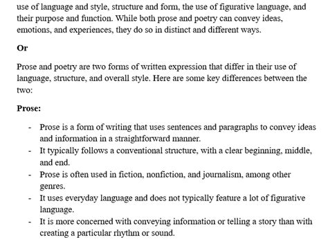 The Difference Between Prose And Poetry Rameshwar Yadav