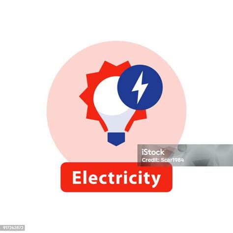 에너지 효율적인 전구 높은 전압 기호 전기 서비스 수리 및 유지 보수 벡터 아이콘 개선에 대한 스톡 벡터 아트 및 기타 이미지