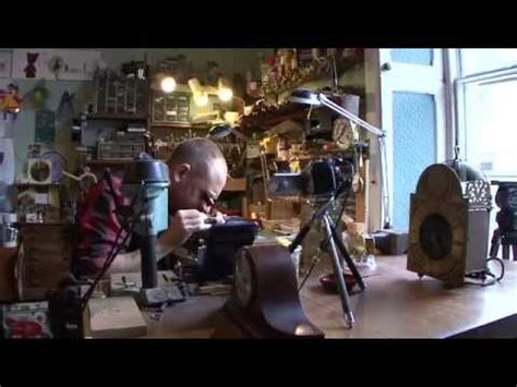 Third generation Clockmaker, Steve Fletcher at Clock Workshop, Witney ...