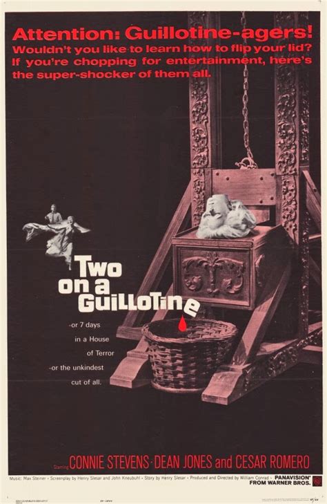 Une Guillotine Pour Deux 1965 La Guillotine Une Invention