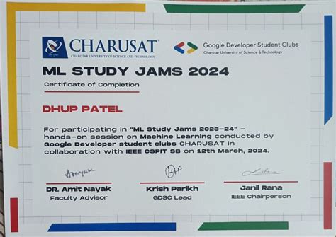 Dhup Patel On Linkedin Machinelearning Ai Gdsc Charusatuniversity