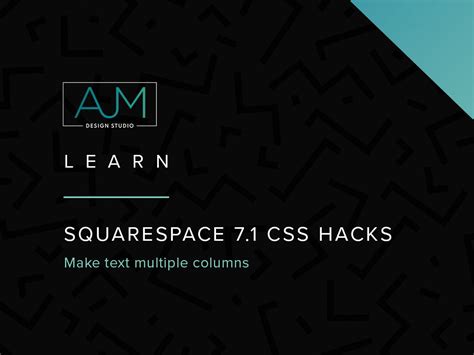 Squarespace Tips And Tricks Ajm Experience
