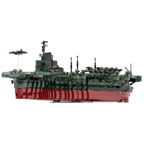 1 300 Scale Shinano Aircraft Carrier Military Klemmbausteine Lesdiy