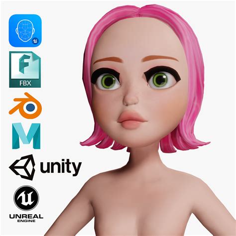 3d Cartoon Girl Image