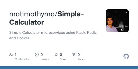 Github Motimothymosimple Calculator Simple Calculator Microservices