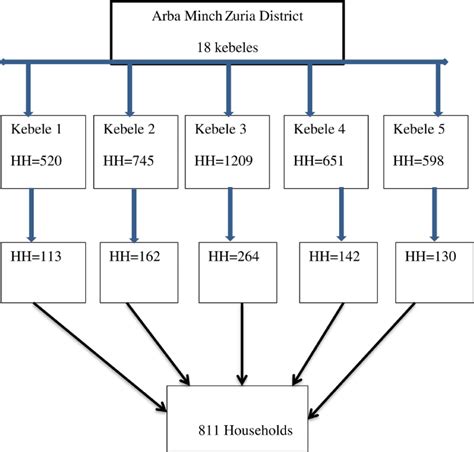 Schematic Presentation Of Sampling Procedure Of The Study Participants