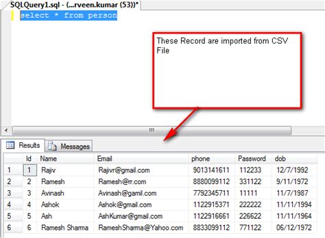 Convert Csv File To Data Table In C And Import Data Table Record To