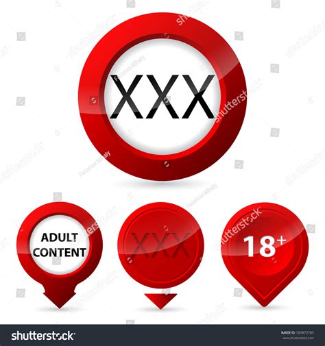 Red Glow Button Set Restricting Under Stock Illustration Shutterstock