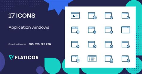 application windows icon pack color lineal color 17 svg icons