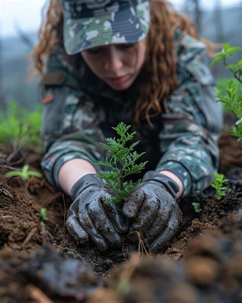 Hosting A CommunityWide Tree Planting Event Wallpaper Premium AI Generated Image