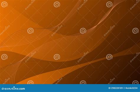 Gold Lines Wave Curve Smooth Gradient Abstract Background Stock Vector Illustration Of Curtain
