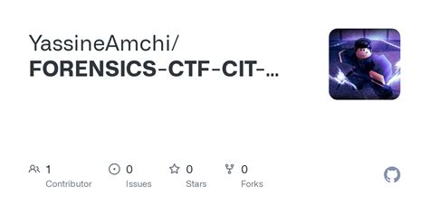 Github Yassineamchiforensics Ctf Cit Writeups