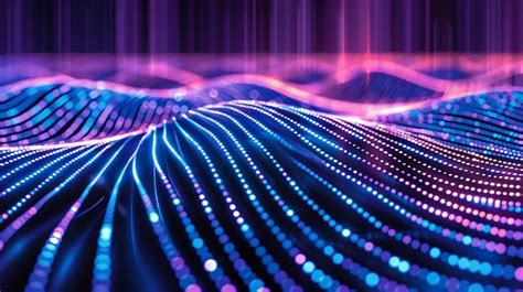 Reflect On The Transformative Power Of Automation With Dynamic Gradient Lines Premium Ai