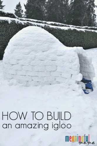 How To Build An Igloo