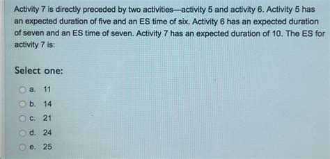 solved activity 7 ﻿is directly preceded by two
