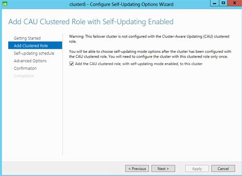 Virtualization And Some Coffee Cluster Aware Updating In Windows Server 2012 8