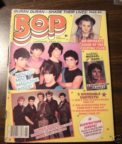 1984 Bop Teen Magazine W Menudo Mini Mag 1 Pin Up Nr 29412967
