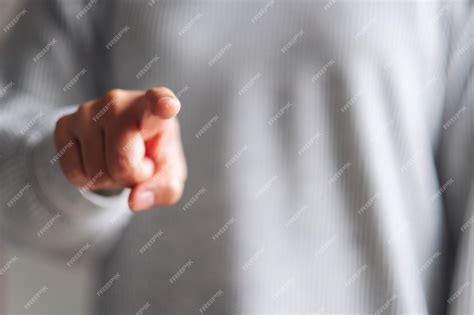 Premium Photo Closeup Image Of People Pointing Finger At You