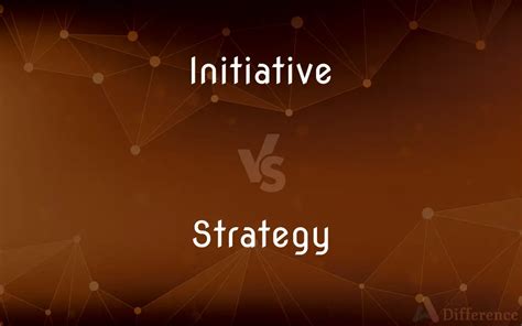 Initiative Vs Strategy — Whats The Difference