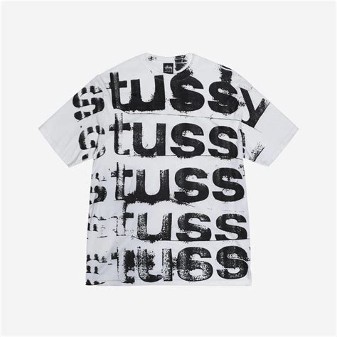 스투시 스탬프 티셔츠 화이트 Stussy Kream