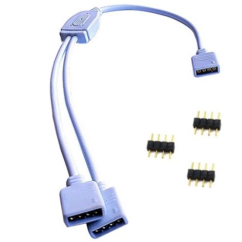 Led Strisce Rgb 2er Y Cavo Connessione Adattatore Cavo Di Prolunga