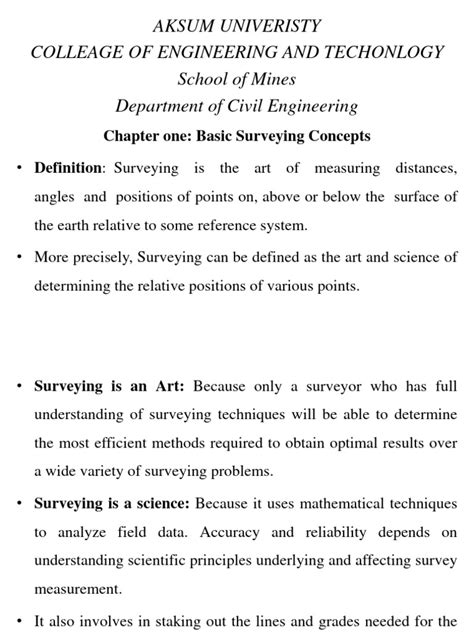 Chapter One[1] Pdf Surveying Observational Error