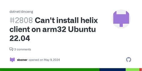 Cant Install Helix Client On Arm32 Ubuntu 2204 · Issue 2808 · Dotnet