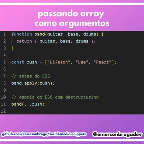 Passando Array Como Argumentos Podem Ocorrer Casos Onde Você Tem Um