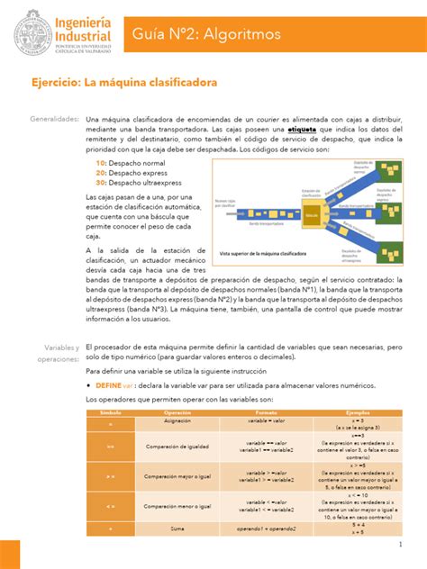 Guia 02 Algoritmos Pdf Variable Informática Ingeniería De Software