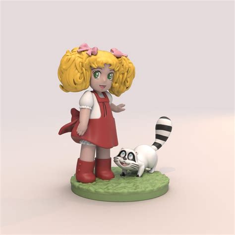 Preorder Candy Candy Statue With Capucin 11 Cm Free T Etsy