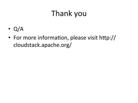 Cloudstack Architecture And Refactor Ppt