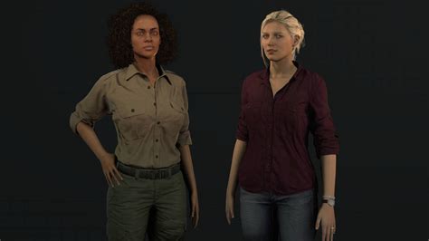 Uncharted Elena Fisher And Nadine Ross Sfm Models By Shittyhorsey On