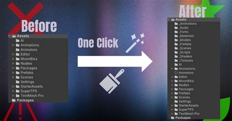 Folder Organizer Window Smart Auto Folder Sorting For Unity Utilities Tools Unity Asset Store