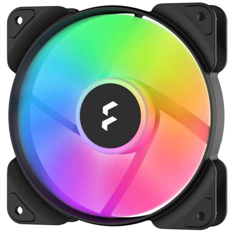 Promo Fractal Aspect 12 Black Rgb Pwm 3 Fan Pack 3in1 120mm Case Fan
