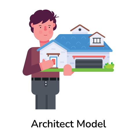 Trendy Architect Model 43339270 Vector Art At Vecteezy