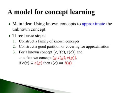 PPT A Granular Computing Paradigm For Concept Learning PowerPoint Presentation ID