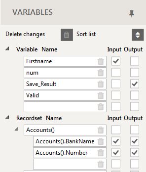The Variable List Warewolf Knowledge Base