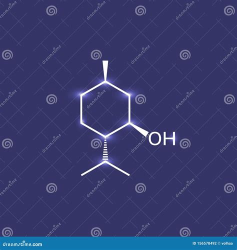 Menthol Molecular Structure 3d Model Molecule Monoterpenoid