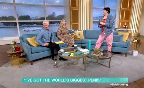 Man With ‘worlds Biggest Penis Stuns Hosts With Explicit Pic New